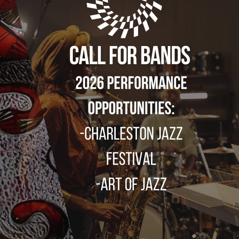 Call for Bands | Charleston Jazz Festival + Art of Jazz - Charleston Jazz